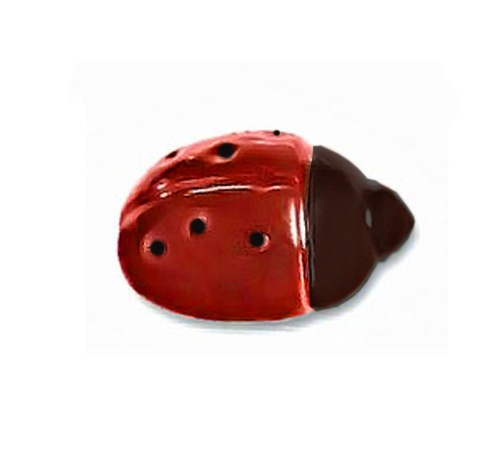 Cabrellon 11762 Polycarbonate Chocolate Ladybug Mold - 51 x 35 x 17...