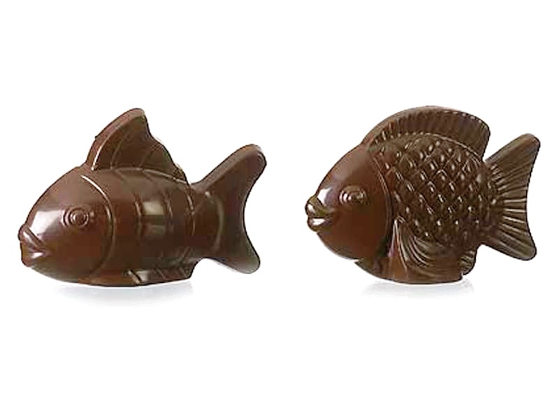 Cabrellon 10407 Polycarbonate Chocolate Tropical Fish Mold - 114 x ...