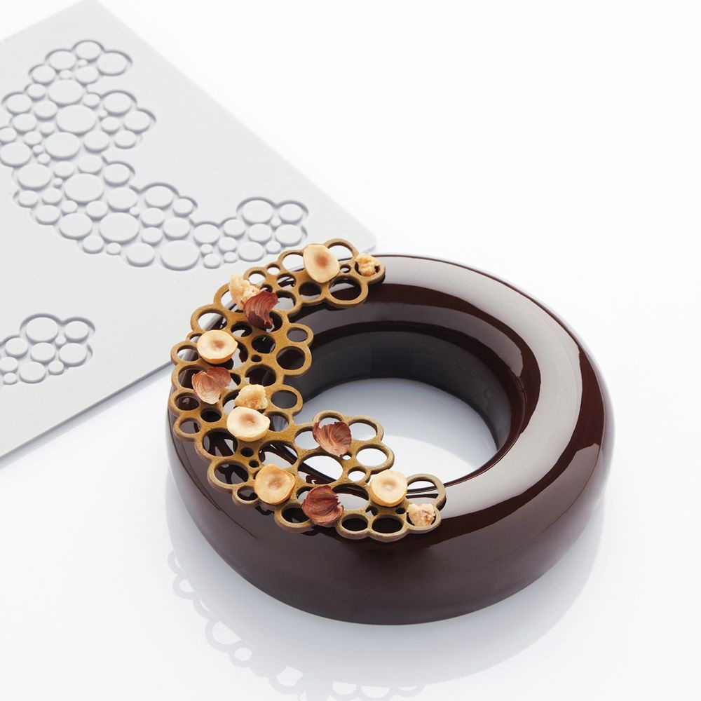 Pavoni PR004 Pavoni Italia CIRCLES1 Chocolate Decoration Mold by Fr...