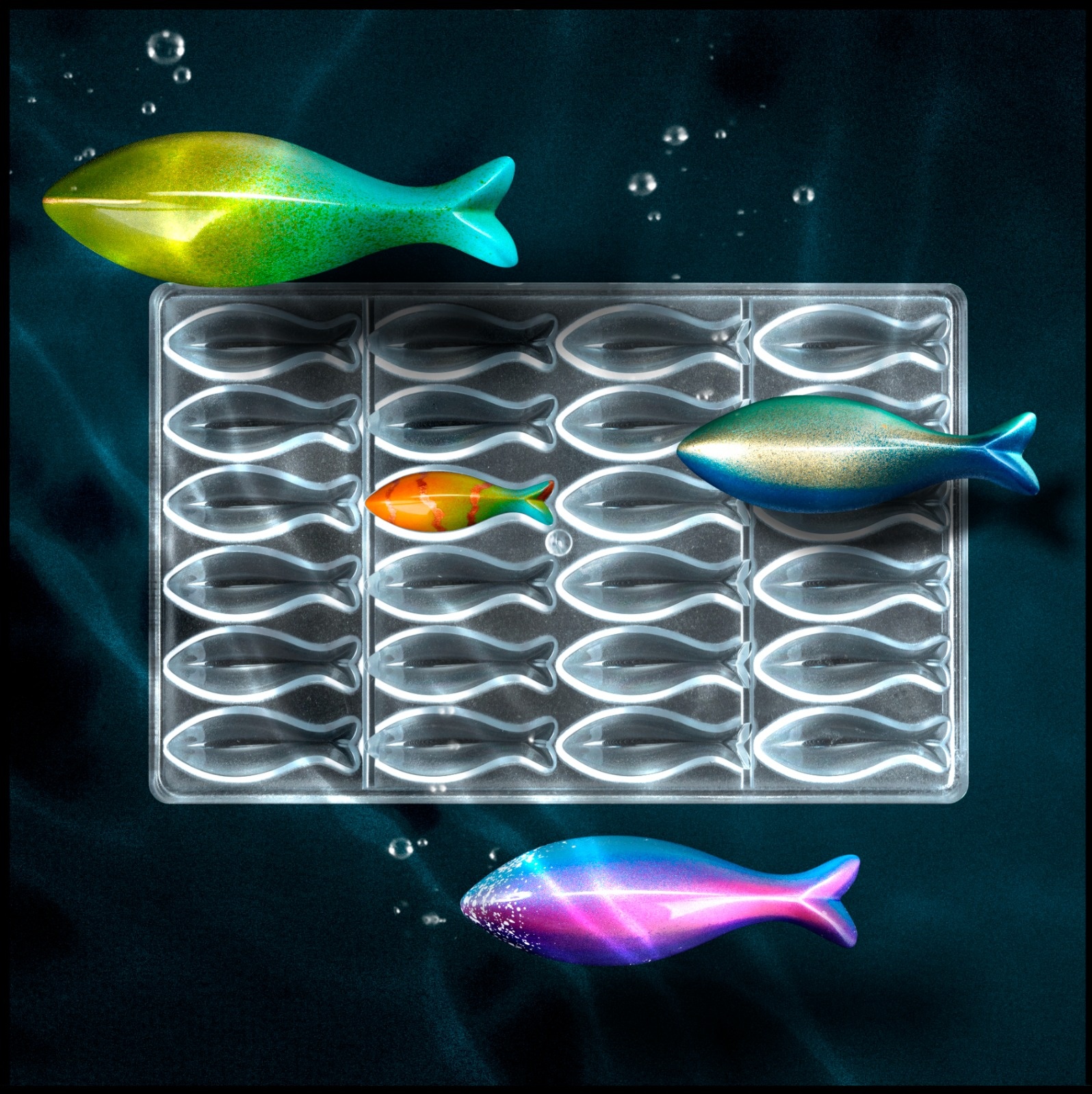 Pastry Chef's Boutique PCB-26001 Polycarbonate Chocolate Tropical F...