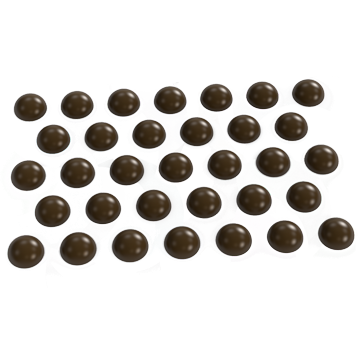 Pastry Chef's Boutique PCB119 Polycarbonate Tiny Chocolate Dots Cho...