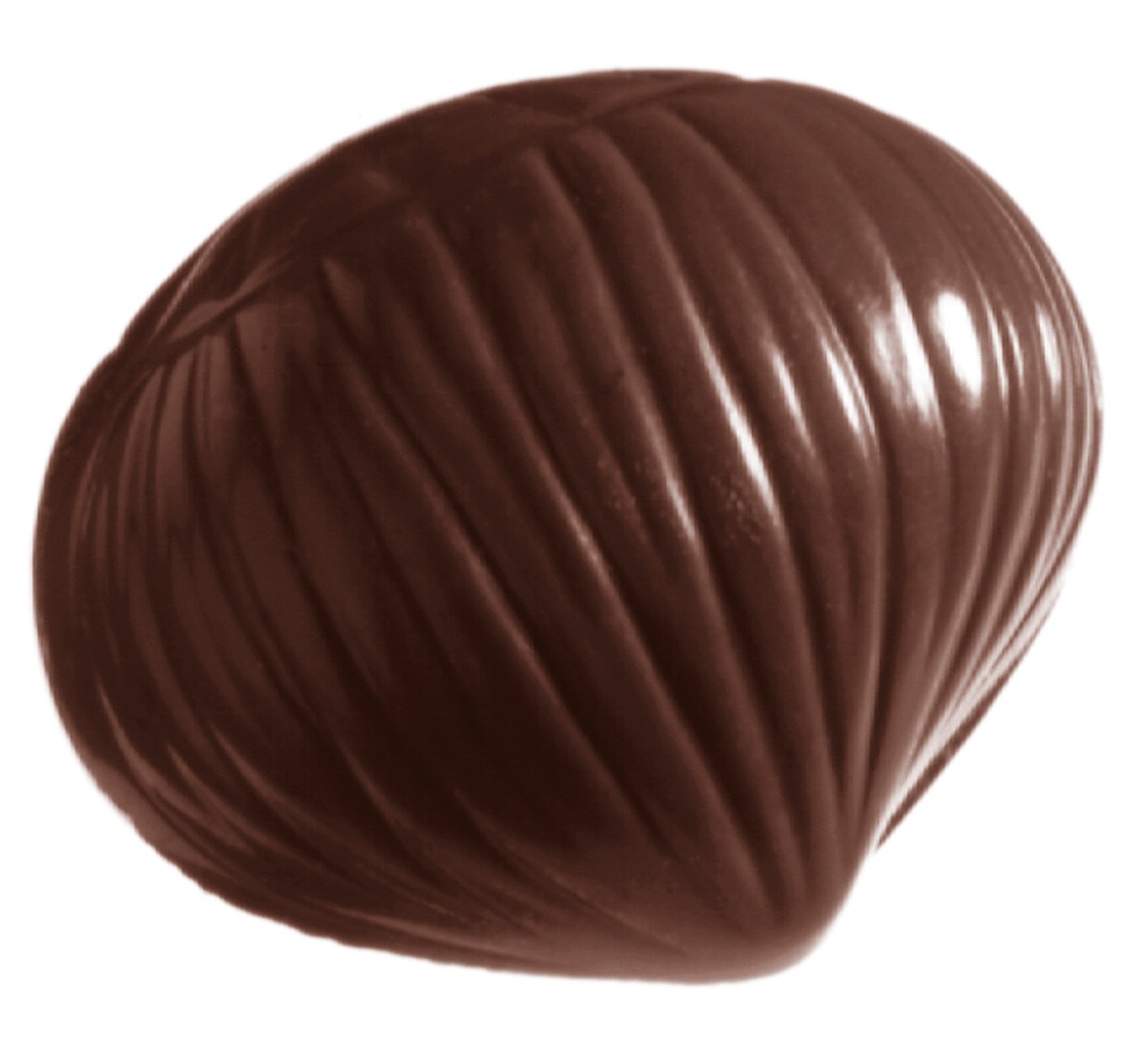 Chocolate World CW1235 Polycarbonate Chestnut Chocolate Mold - 34 x...