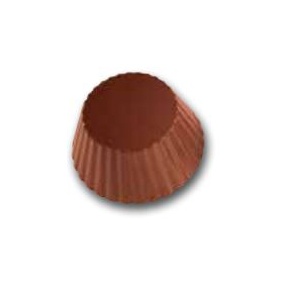 Cabrellon 2156 Polycarbonate Large Wavy Edged Chocolate Cup Mold