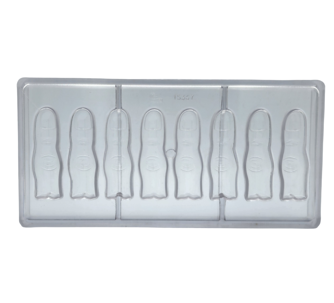 Cabrellon 15367 Polycarbonate Halloween Zombie Finger Chocolate Mol...