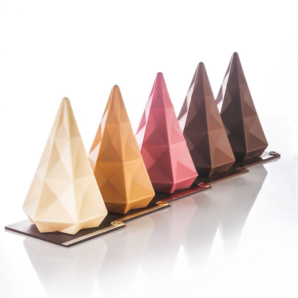 Pavoni KT205 Pavoni Thermoformed Chocolate Christmas Tree Mold - HE...