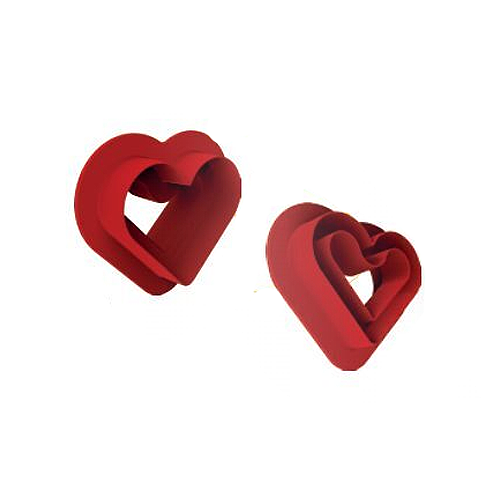 Silikomart 36.395.87.0065 Silikomart Level Hearts 35 Silicone Mold...