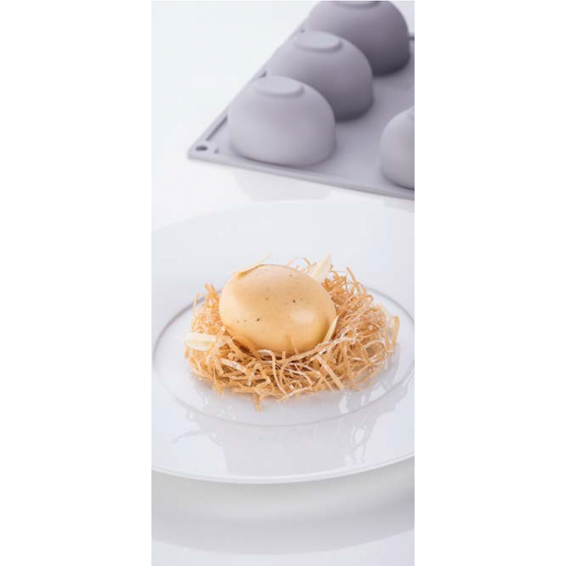 Pavoni GG054 Pavoni Italia Egg 3D Decoration Silicone Mold - 63mm x...