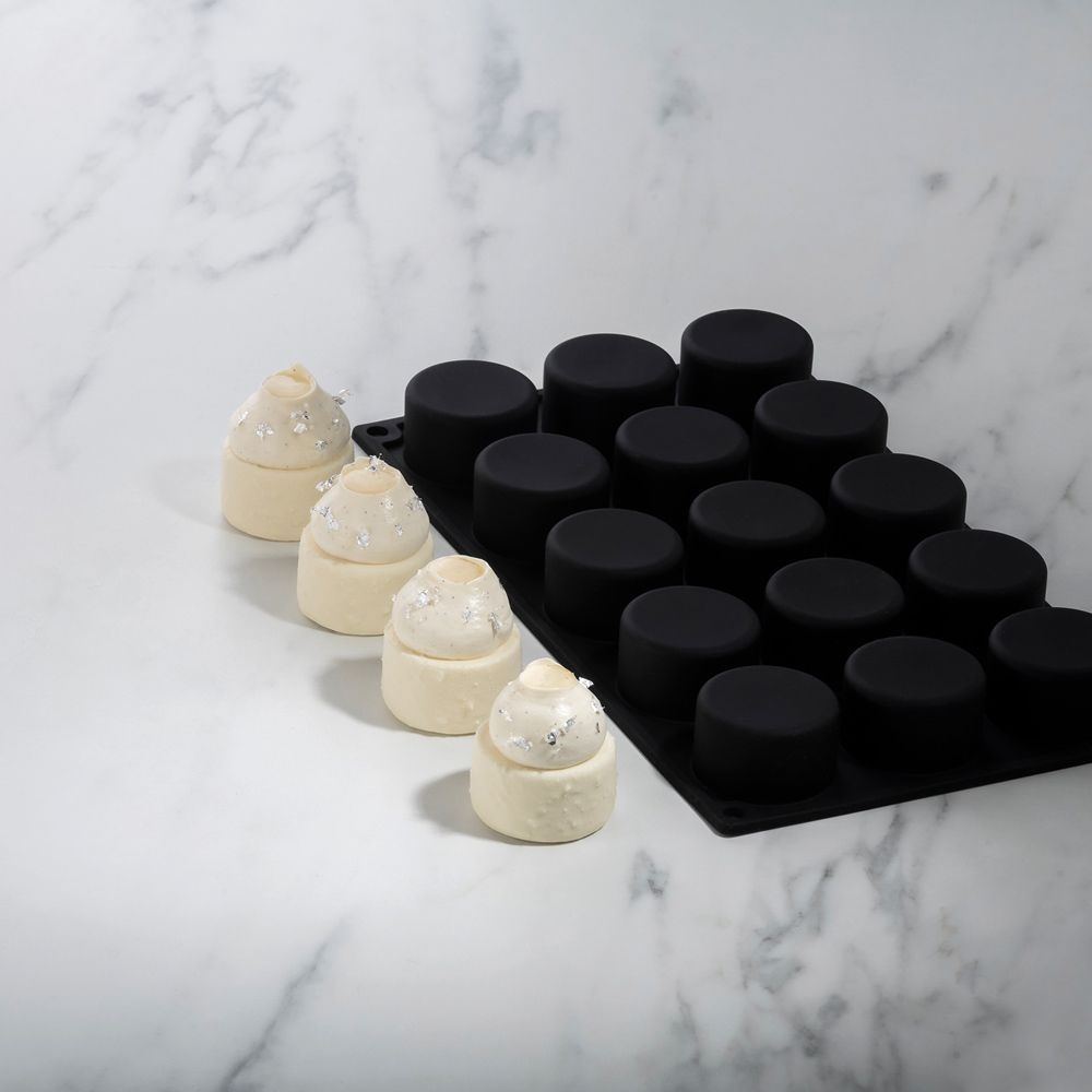 Pavoni PX3217 Pavoni Professional Monoportion Silicone Mold - Cylin...