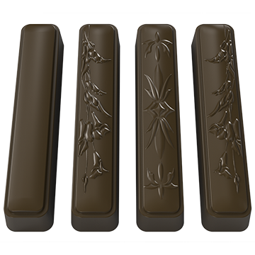 Pastry Chef's Boutique PCB266 Polycarbonate Spiral Lined Rectangula...