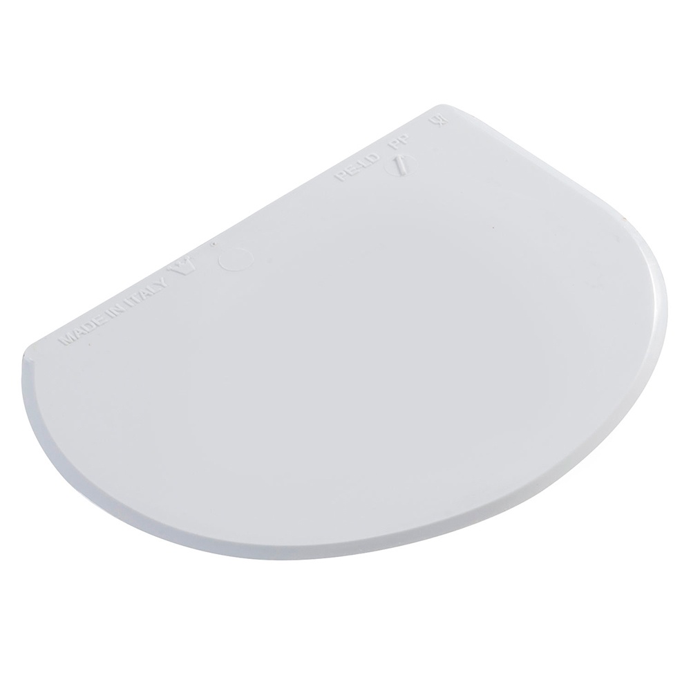 Martellato 50RTF2 Rounded Flat Bottom Plastic Scraper - 150mm x 110mm