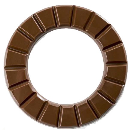 Cacao Barry MLD-090632-M00 Tritan Polycarbonate Chocolate Chocoloop...