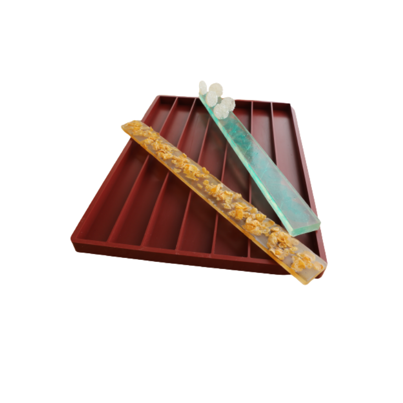 Mae 011240 SILMAE Professional Silicone Pastry Mold - Long Flat Rec...