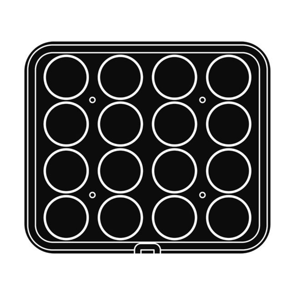Pavoni PLATES 56 PAVONI Cookmatic PIASTRA-56 Round Plates - 16 Cav...