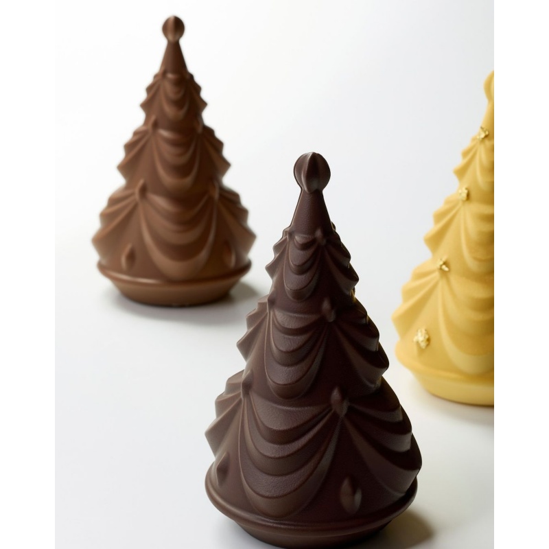 Pavoni KT213 Pavoni Thermoformed Chocolate Christmas Tree Mold - DR...