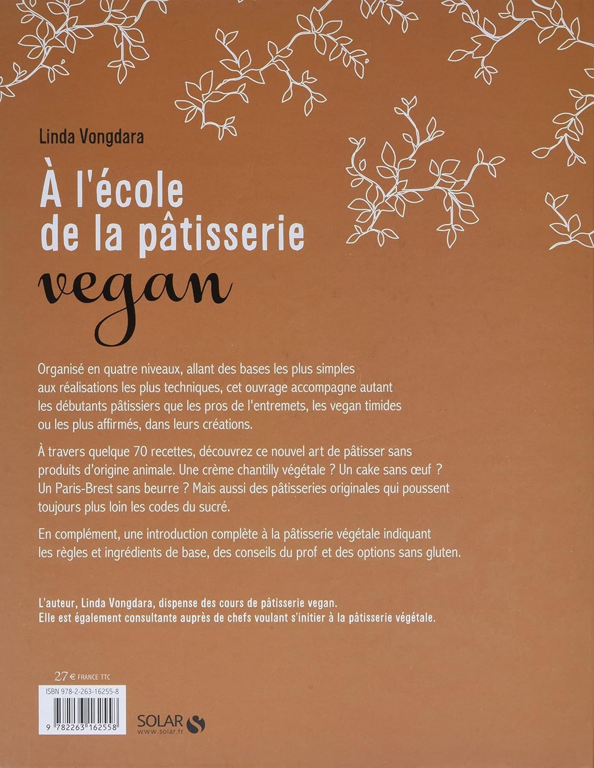 ENCOREfr A l'école de la pâtisserie vegan by Linda Vongdara - Hardc...