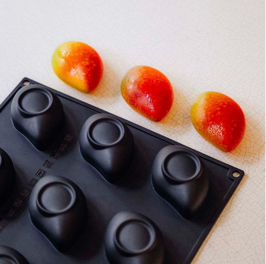 Pavoni PX43104 Pavoflex Professional Silicone Mold - Mango by Cédri...