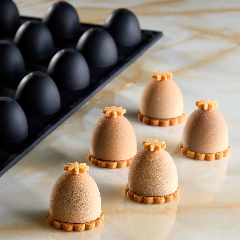 Pavoni PX43100 Pavoflex Professional Mini Portion Silicone Mold - K...