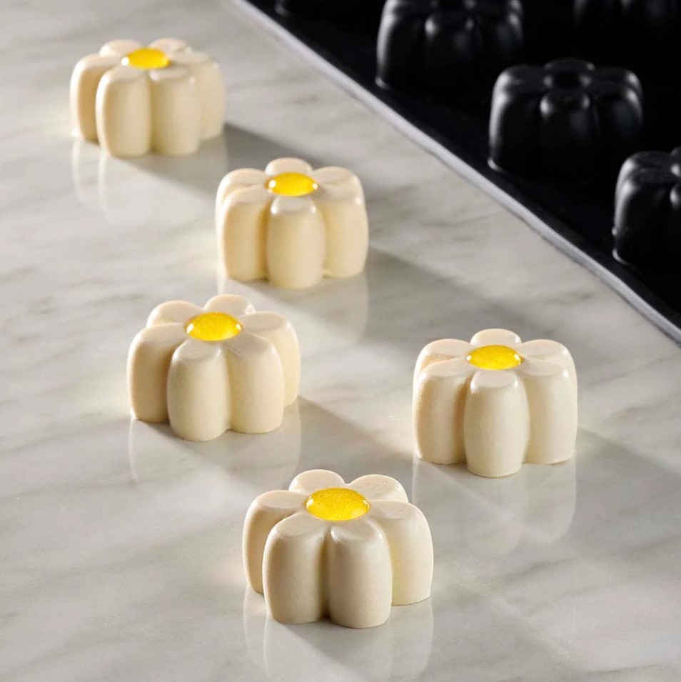 Pavoni PX43101 Pavoflex Professional Mini Portion Silicone Mold - M...