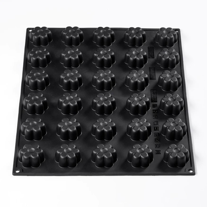 Pavoni PX43101 Pavoflex Professional Mini Portion Silicone Mold - M...