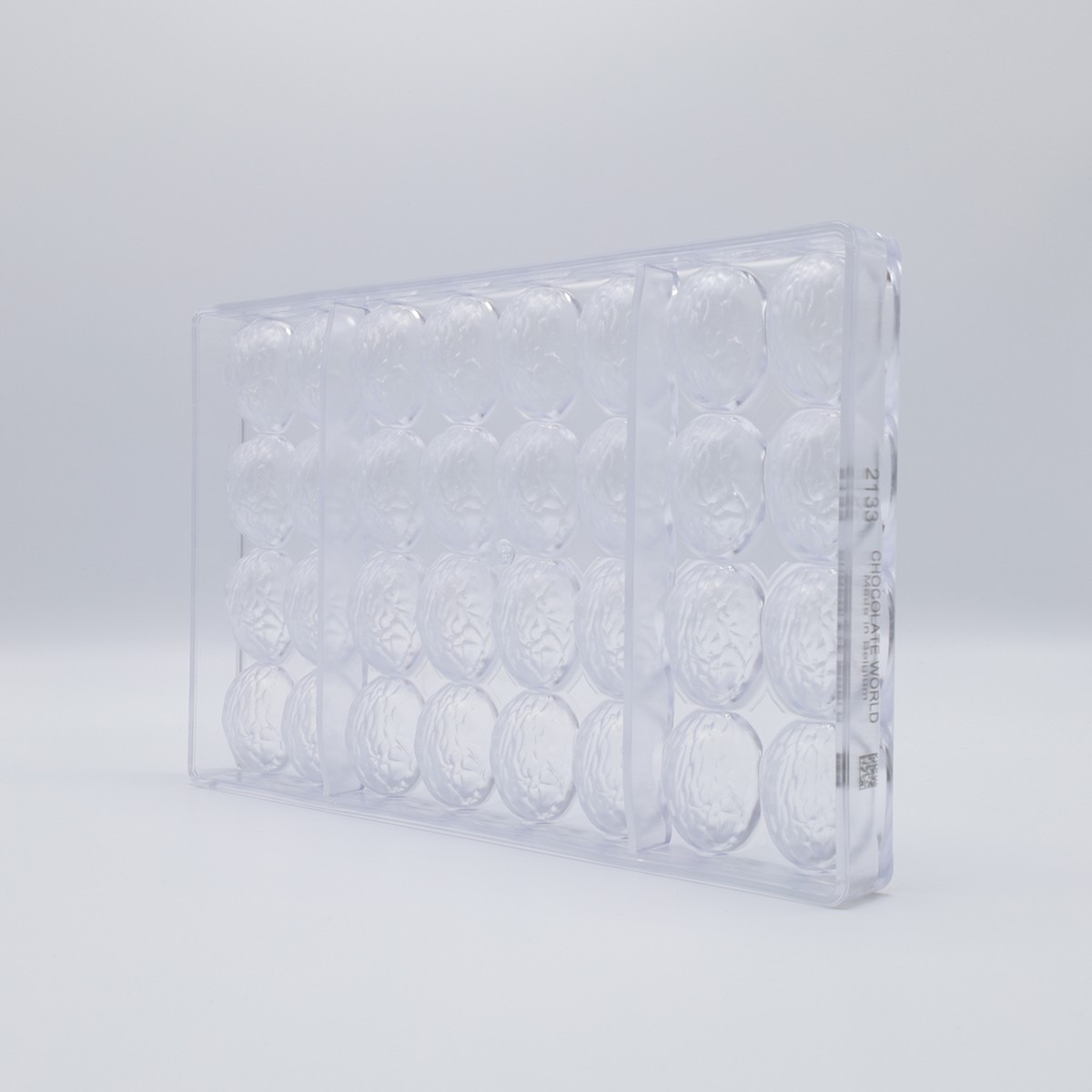 Chocolate World CW2133 Polycarbonate Walnut Chocolate Mold - 38mm x...