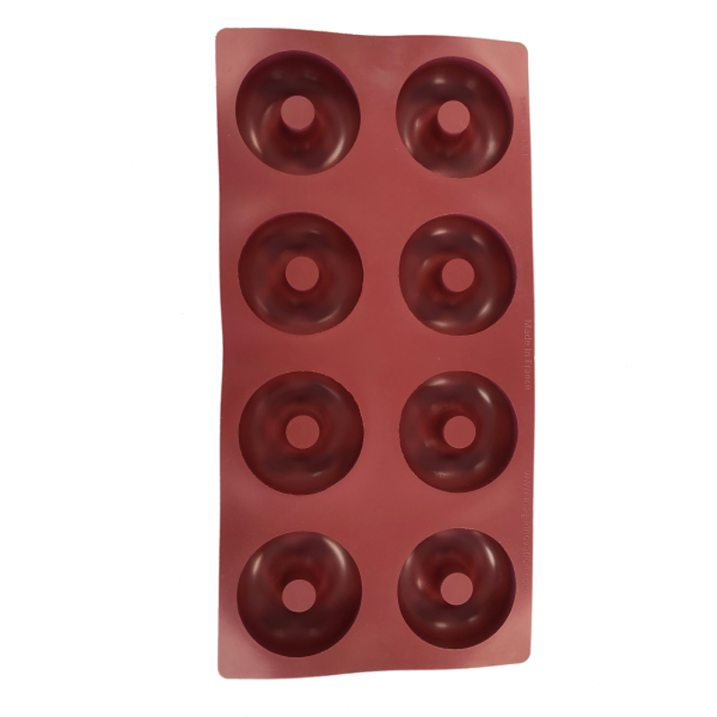 Mae 012460 SILMAE Professional Silicone Pastry Mold - Bagel - Ø 89m...