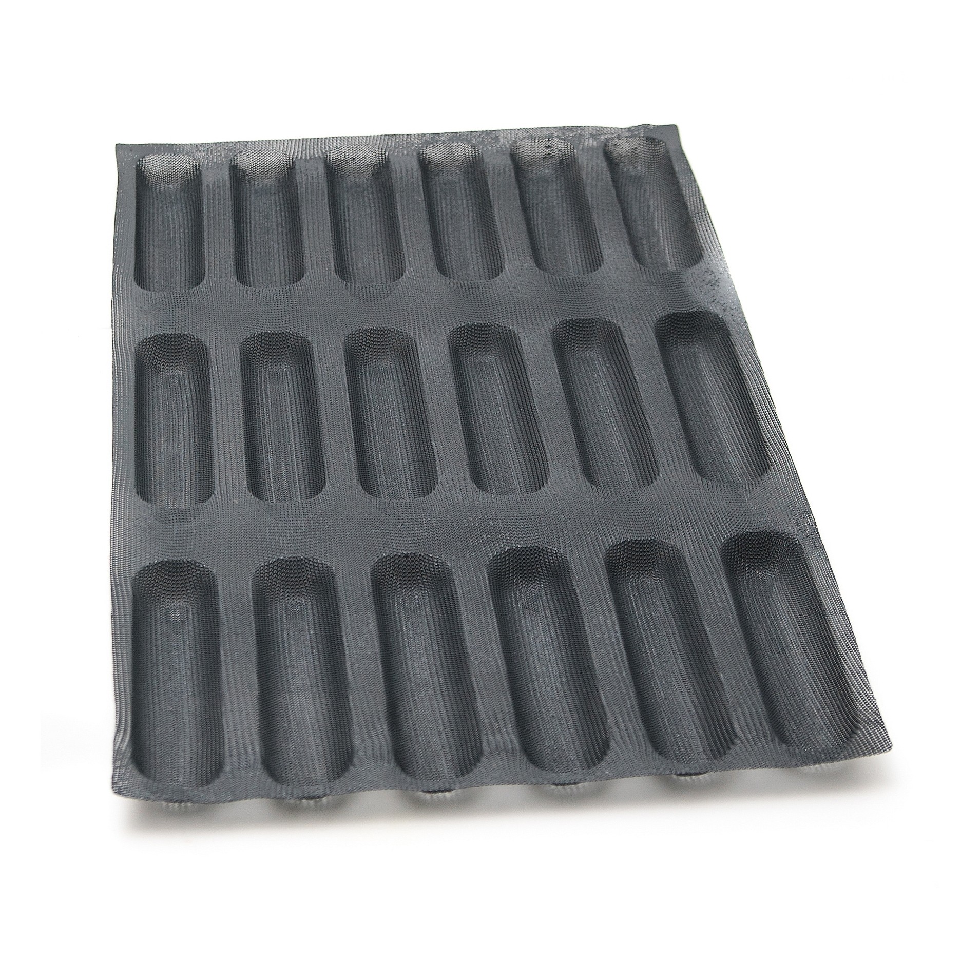 Mae 010854 SILMAE Professional Fiberglass Hot Dog Eclair Shaped Mol...