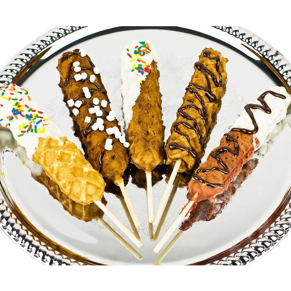 SAGRA LW-LT LollyWaffle Light Waffle on a Stick Machine - 6 Indents
