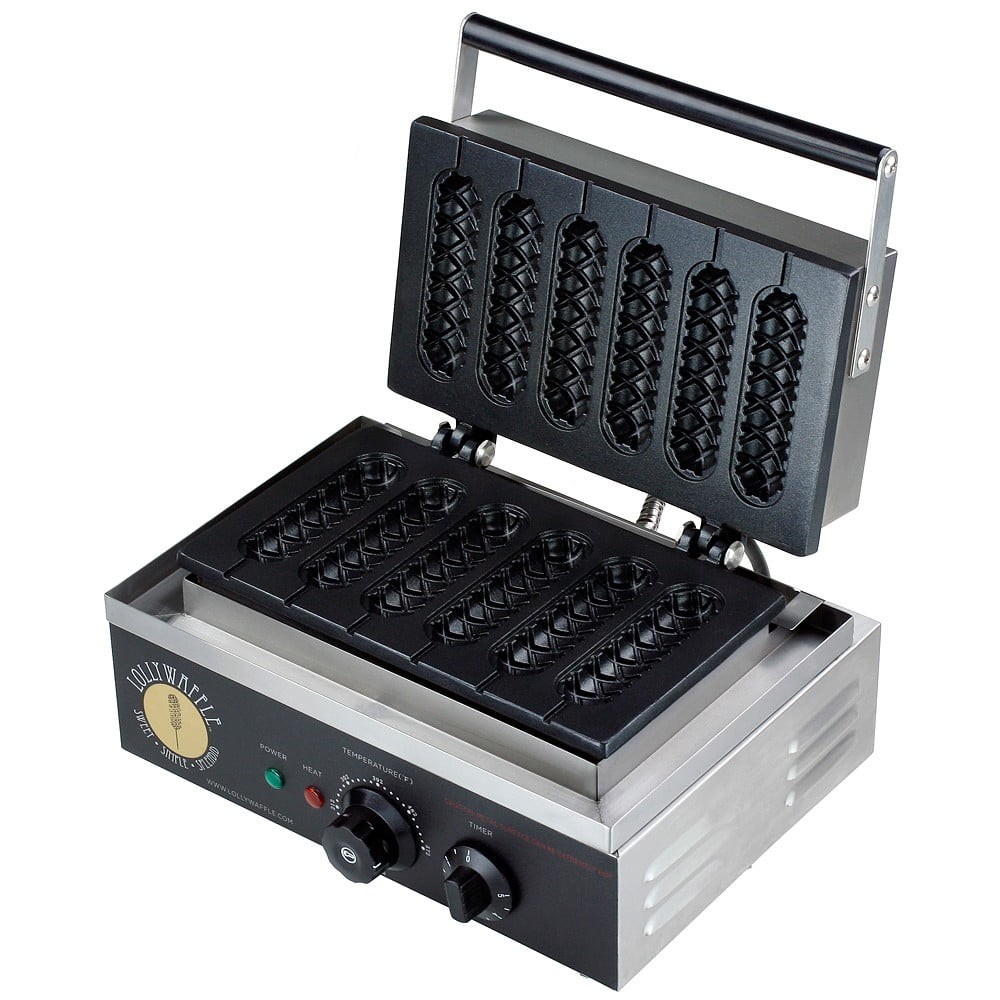 SAGRA LW-LT LollyWaffle Light Waffle on a Stick Machine - 6 Indents