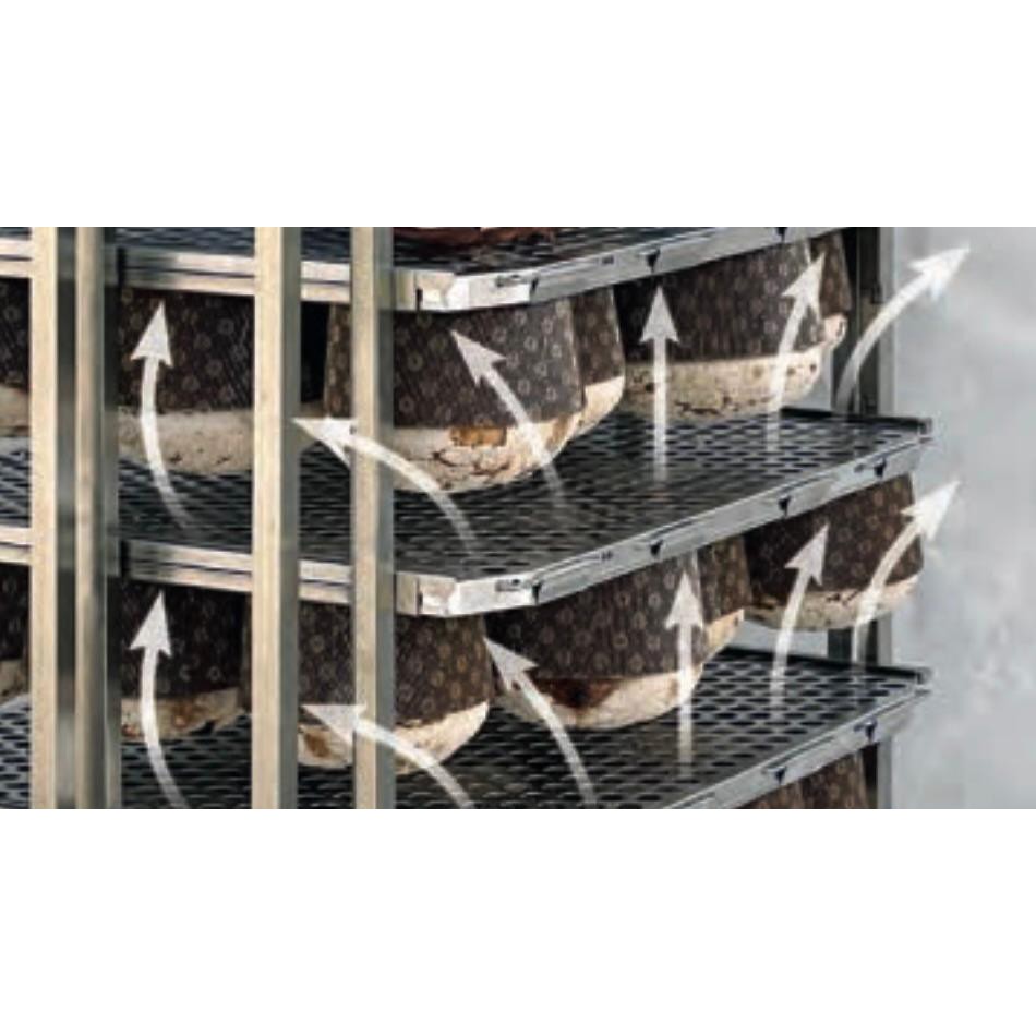 TG8060 Girapanettoni Aluminum Panettone Baking Tray with Pin Lockin...