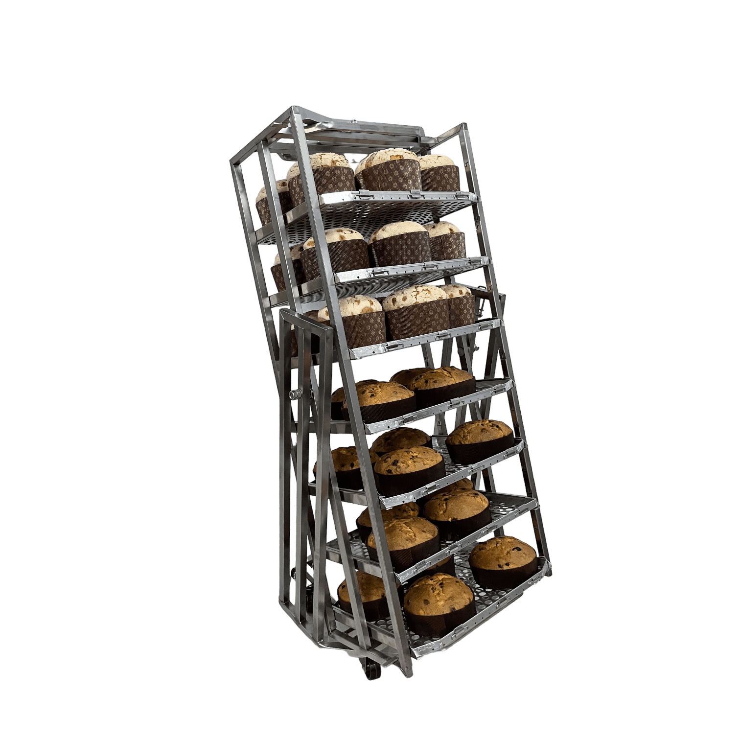 CARRGPSM4060 Smart Panettone Rotating Baking Rack with Anti-Unhooki...