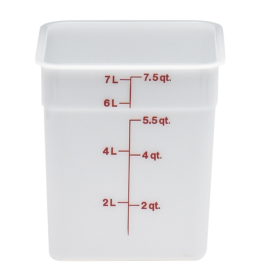 Cambro 8SFSP Cambro Classic Poly Camsquares Food Storage Container ...