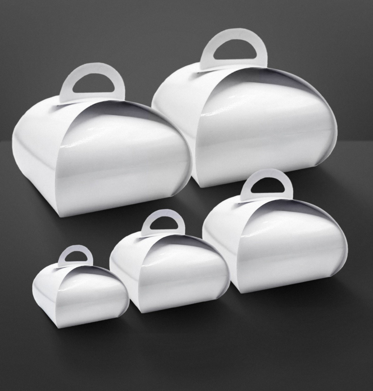 Pastry Chef's Boutique PCBPTB230.95 Deluxe Glossy White Premium Car...