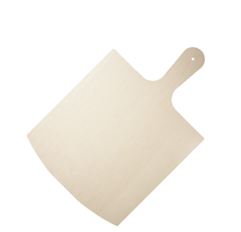 Pastry Chef's Boutique PCB-CB-SQ-1x1 Wooden Square Single-Use Chees...