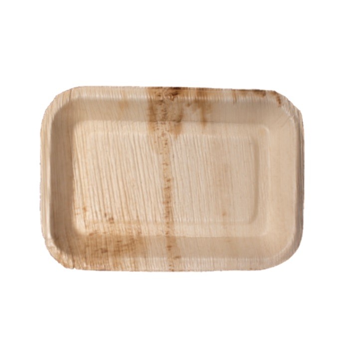 Pastry Chef's Boutique PCB-01-22-6X9D Palm Leaf Rectangle Deep Tray...