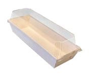 Pastry Chef's Boutique PCB-TG-CT-7x2 7"X2"x1" Balsa Wood Tray with ...