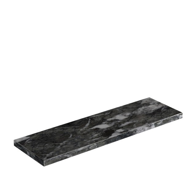 Craster BU_FT0060 Craster Flow Grey Marble 2.4 Plinth 530 × 162.5 ×...