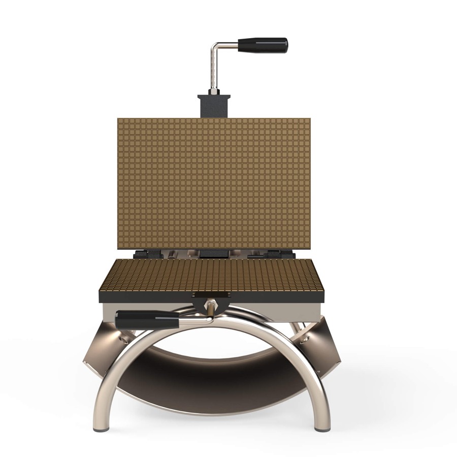 FG10 Belgian High Quality Cast Iron Electric Waffle Iron for fine g...