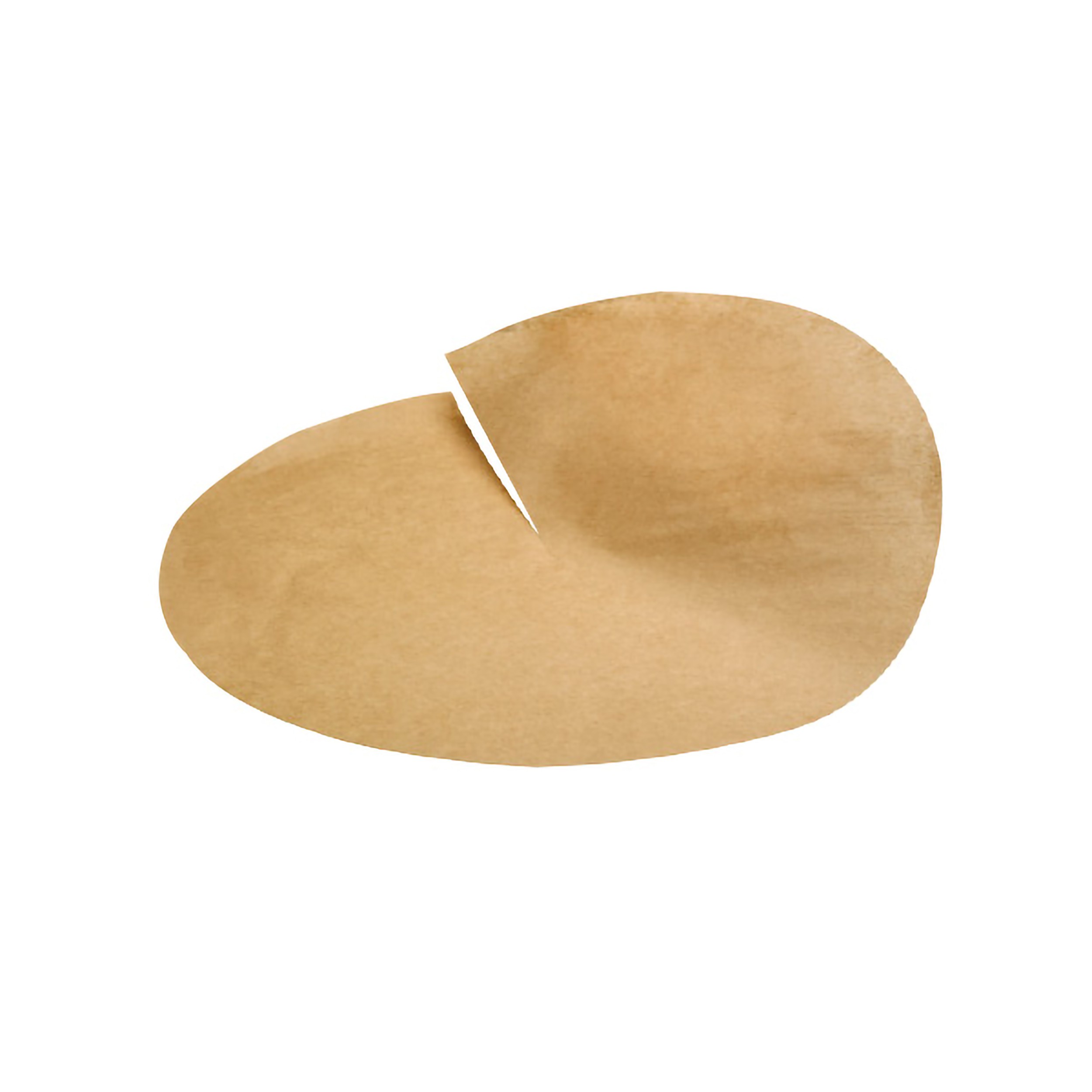 PacknWood 210PAPC38 PacknWood Round Kraft Greaseproof Cone Sheets