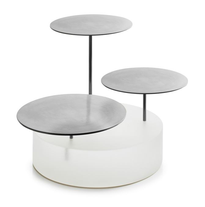 Revol 660438 Revol ICE Collection Bricks Bar Round 3 Trays - Nacryl...