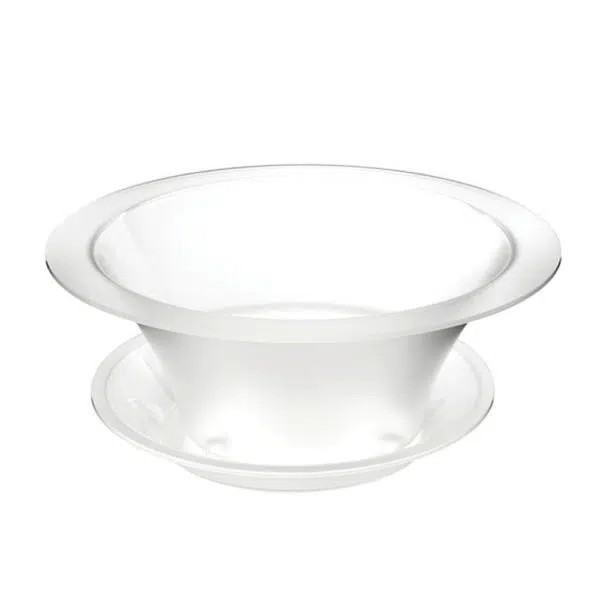 Rosseto SA112 Rosseto Small Round Frosted Acrylic Ice Tub - 1 Piece...