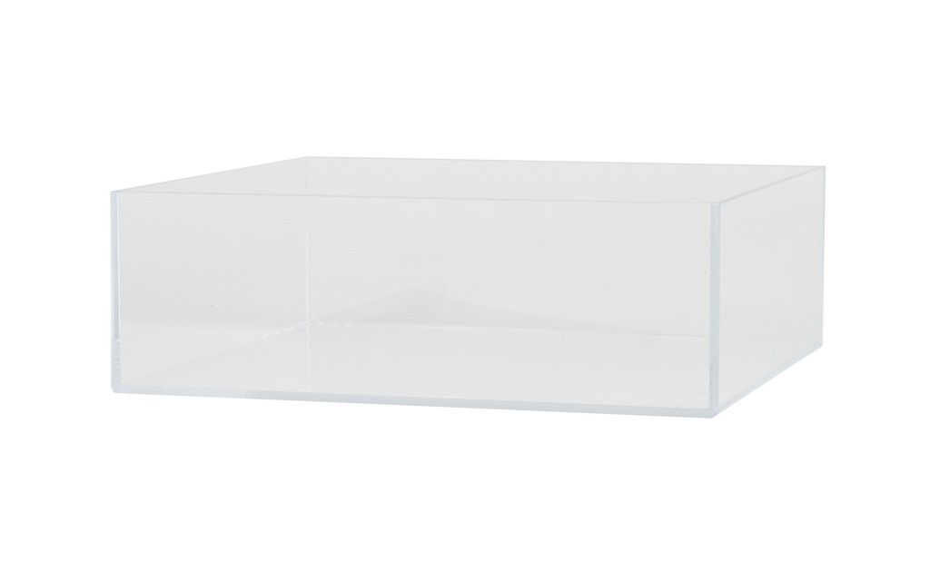 Cal-Mil 22317-4-12 Cal-Mil Modular 12" x 12" x 4" Clear Acrylic Dis...