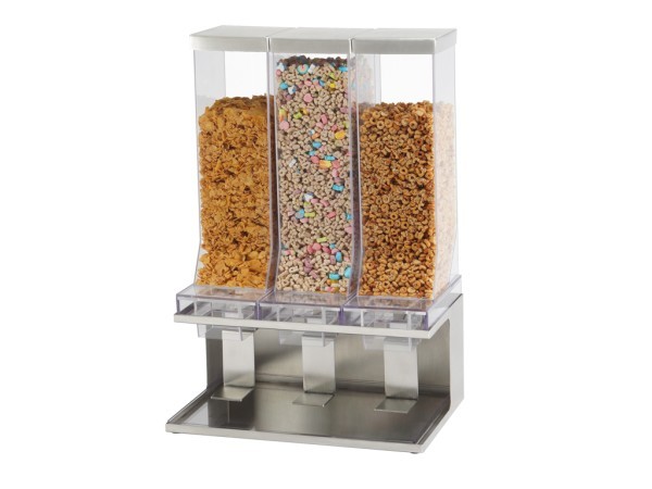 Cal-Mil 22355-3-55 Cal-Mil Push Tab Cereal Dispenser - Stainless