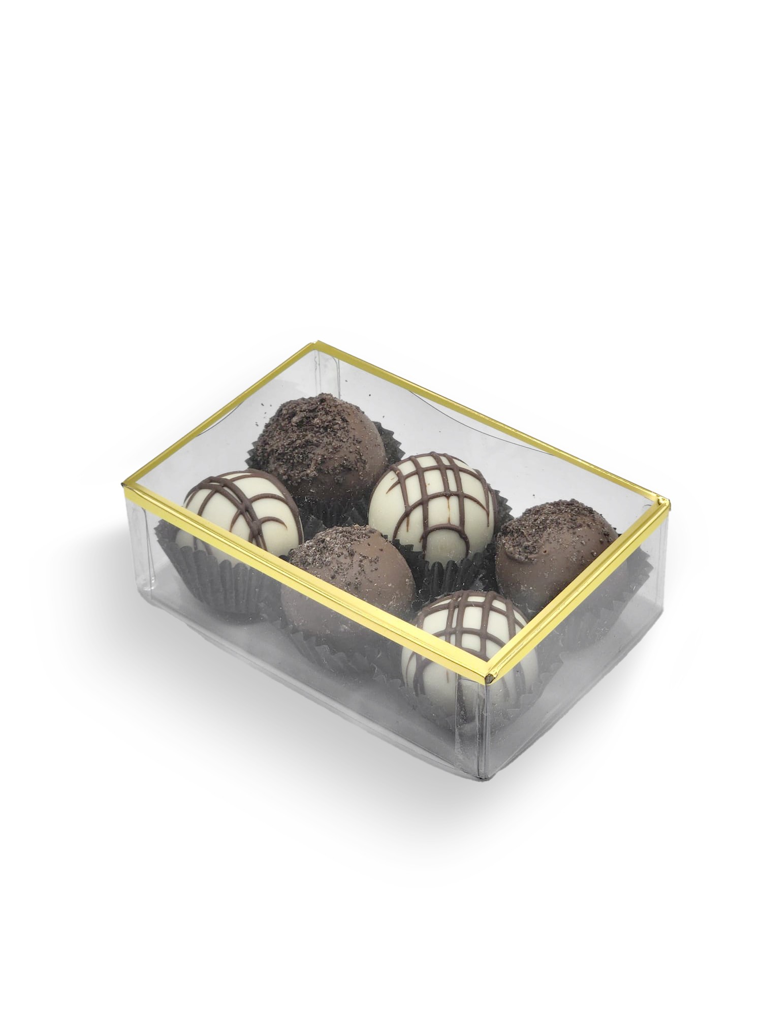 Pastry Chef's Boutique PCB91022 Elegant Gold Trim Classic Clear Tra...