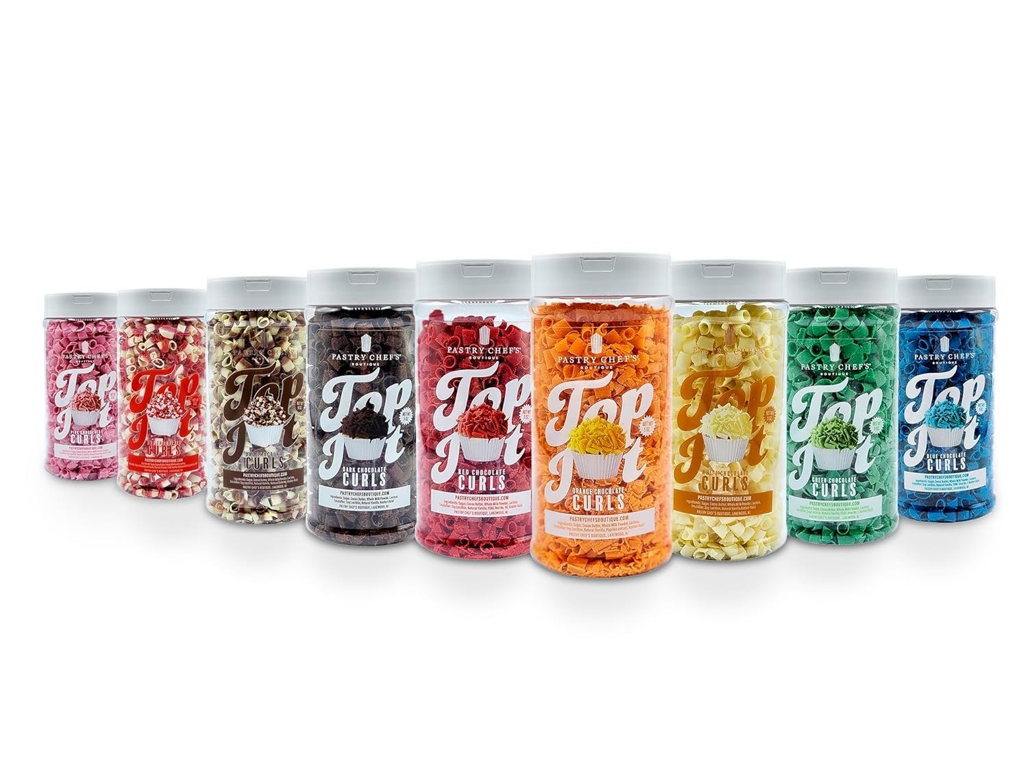 Pastry Chef's Boutique PCBBC-PC Belgian Chocolate Curls Topping Dec...