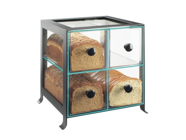Cal-Mil 1586-13 Cal-Mil Soho Bread Case Black