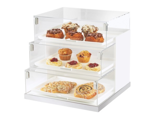 Cal-Mil 3020-55 Cal-Mil Luxe Three Tier Bakery Display Case - 19" x...