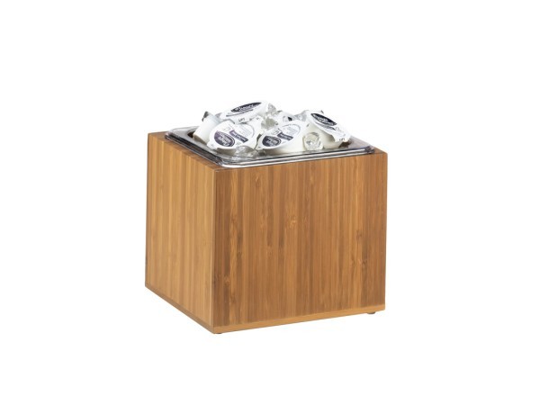 Cal-Mil 475-6-60 Cal-Mil Bamboo Ice Housing With Clear Pan 12" x 20"