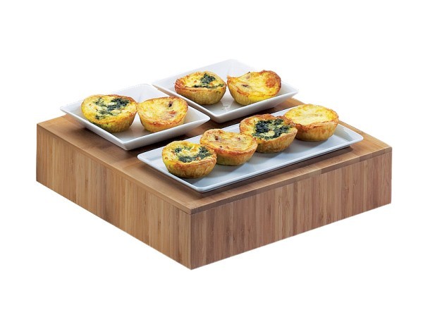 Cal-Mil 432-3-60 Cal-Mil Bamboo 12" x 3" Square Riser Display