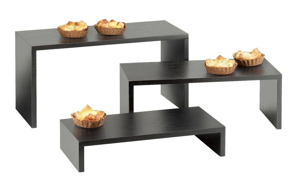 Cal-Mil 1934-12-96 Cal-Mil Midnight Bamboo Stair Step Riser Display...