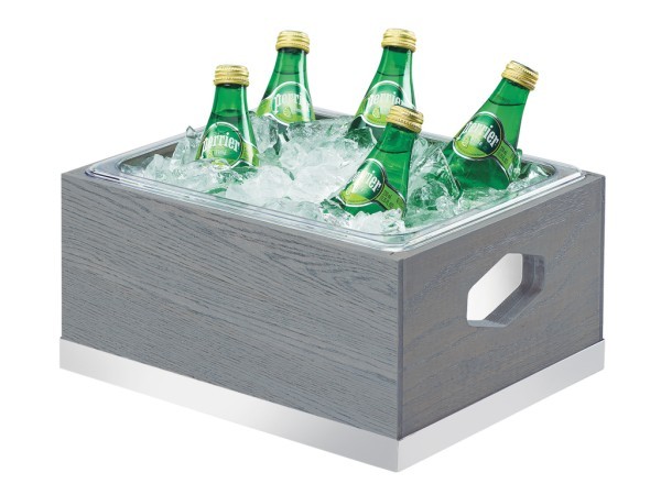 Cal-Mil 3800-10-83 Cal-Mil Ashwood Ice Housing With Clear Pan 10" x...